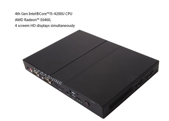 4 screen Full HD display industrial multi-screens pc For Multimedia Advertising Player supplier