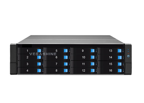 Quad core 64bit i7-3770 cpu surveillance center NVR storage server 3U 16bay 32GB DDR3 , 64TB SAS HDD supplier
