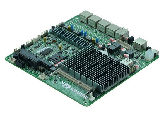 Intel® J1800 4 gigabit LAN fanless mini itx firewall network security motherboard supplier