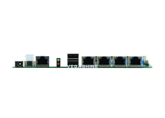 Mini-Itx  4 LAN Firewall Motherboard Onboard Atom d525 Processor supplier