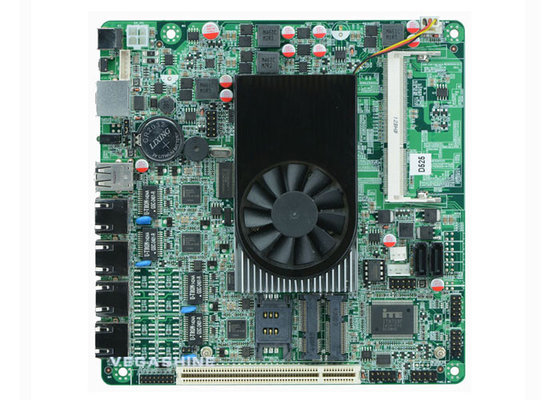 Mini-Itx  4 LAN Firewall Motherboard Onboard Atom d525 Processor supplier