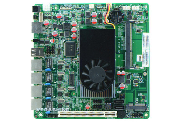 4 LAN Mini-ITX Firewall Motherboard Intel® NM10 Chipset Support Wake-on-LAN supplier