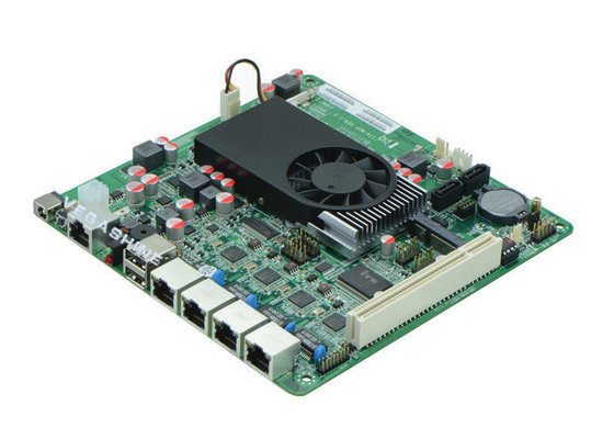 4 Gigabit LAN Firewall Motherboard with Atom D2550 CPU for network security appliance supplier