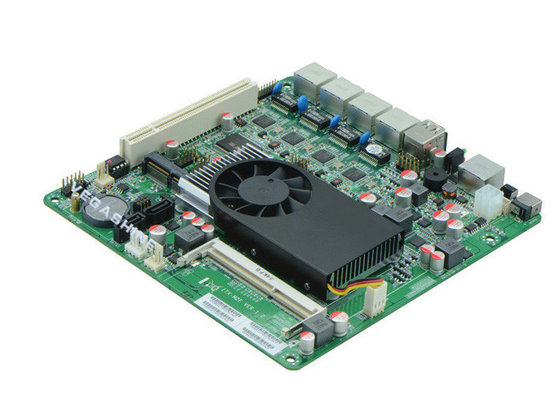 4 Gigabit LAN Firewall Motherboard with Atom D2550 CPU for network security appliance supplier
