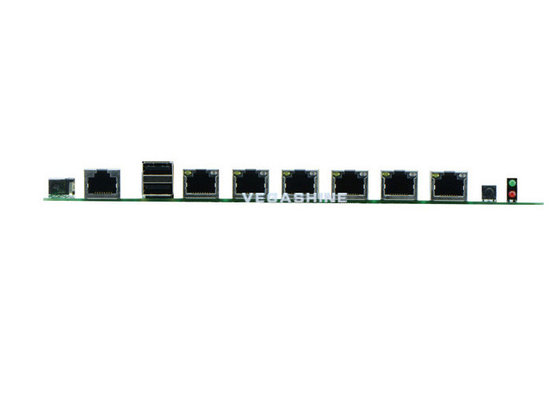 6 LAN Firewall router Motherboard Support SSD / USB WIFI for Network Security firewall supplier