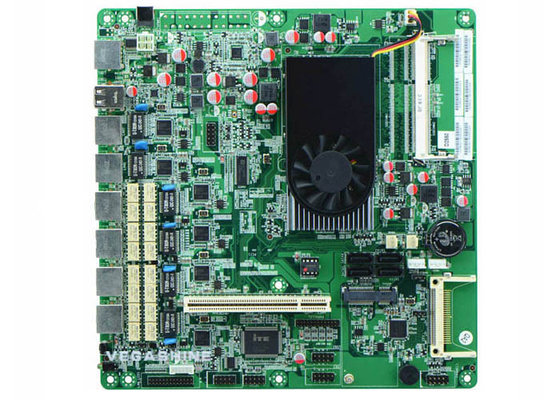 6 LAN Firewall router Motherboard Support SSD / USB WIFI for Network Security firewall supplier