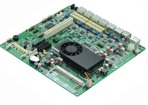 6 LAN Firewall router Motherboard Support SSD / USB WIFI for Network Security firewall supplier