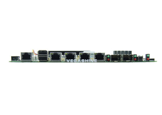 4 Lan , 2 Gigabit optical interfaces Firewall Motherboard With dual core CPU supplier