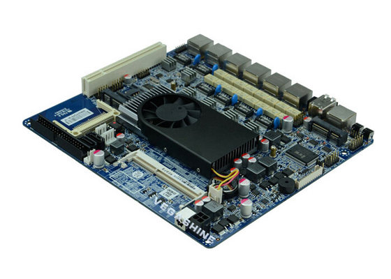 Multi LAN Motherboard With Integrated Graphics 6 LAN Firewall motherboard supplier