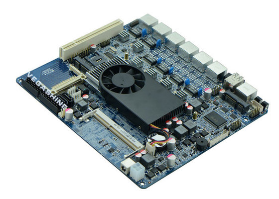 Atom D525 6 LAN Firewall Motherboard Support Wifi / 3G supplier