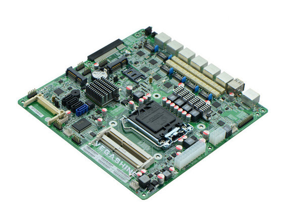 Support dual Core i3 / i5 / i7  CPU 6 gigabit LAN Firewall Motherboard supplier