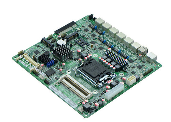 Intel B75 chipsets 6 LAN Motherboard For Firewall appliance mainboard supplier