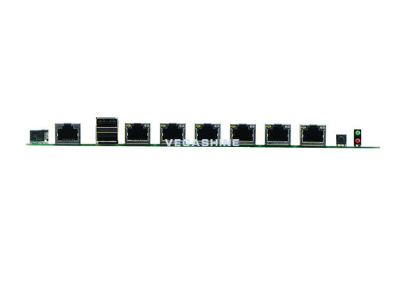 Support Intel® LGA771 Xeon CPU Soft Router Firewall Motherboard Integrated Graphics With 6 Network LAN supplier