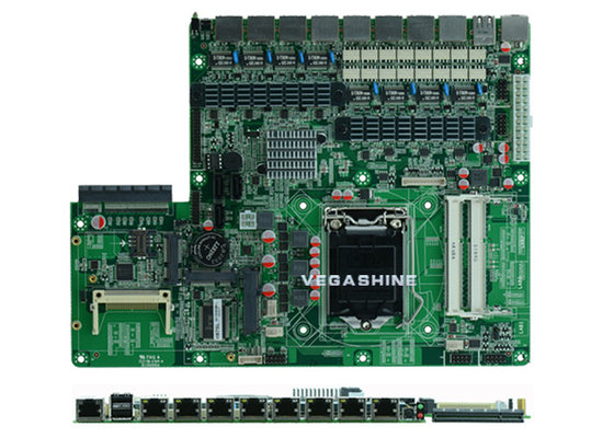 Intel H87 BYPASS 8 LAN motherboard with PCIE x8 to expand SFP port supplier