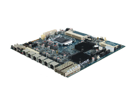 Intel Z87 chipset 6 LAN , 2 SFP network security firewall motherboard support LGA1150 CPU supplier