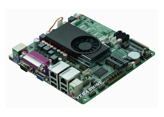 Celeron 1037U Dual core cpu 2 LAN ,10 COM MINI ITX Motherboard DC power in supplier