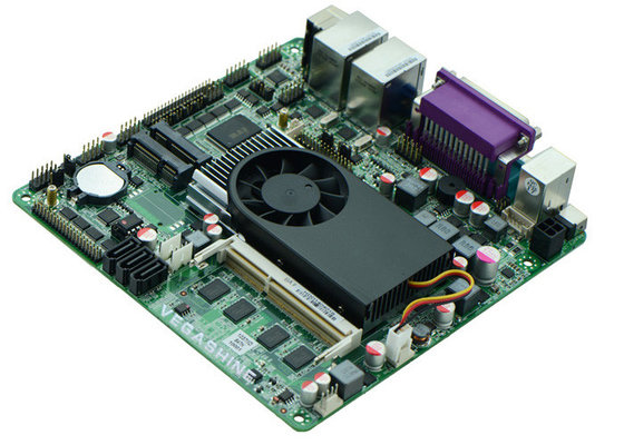 10 COM, Dual LAN MINI ITX Motherboard with Intel®1037U Dual Core CPU industrial mainboard supplier