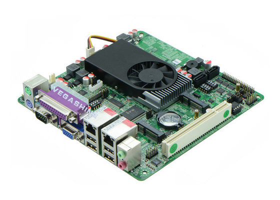 Atom D2550 CPU 6 COM 8 USB2.0 Industrial PC Mini ITX Motherboard Dual Gigabit LAN supplier