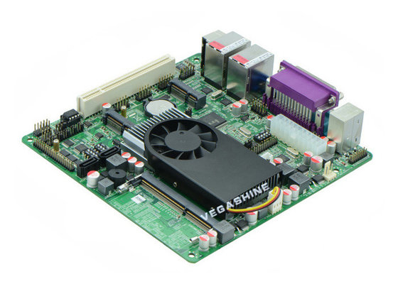Atom D2550 CPU 6 COM 8 USB2.0 Industrial PC Mini ITX Motherboard Dual Gigabit LAN supplier