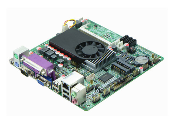 6 COM 8 USB MINI ITX Industrial Motherboard  celeron 1037U Dual core cpu DC power supplier