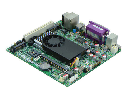 2 COM , 8 USB MINI ITX Industrial Computer Motherboard Intel Atom D425 CPU supplier