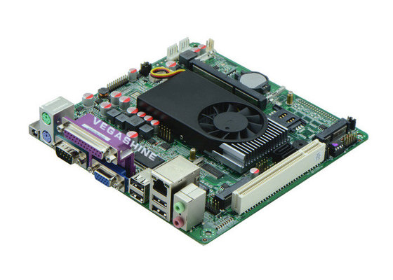 8USB 2.0 ,  2 Com ATOM D525 Mini-Itx industrial computer Motherboard Support Wifi / 3g supplier