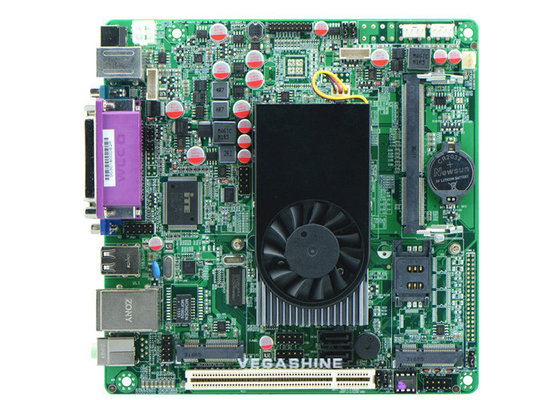 8USB 2.0 ,  2 Com ATOM D525 Mini-Itx industrial computer Motherboard Support Wifi / 3g supplier