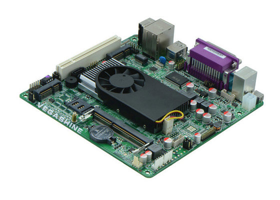 8USB 2.0 ,  2 Com ATOM D525 Mini-Itx industrial computer Motherboard Support Wifi / 3g supplier