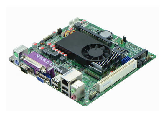 Dual Core Atom D525 Processor Mini ITX Motherboard For POS / ATM Kiosk mainboard supplier