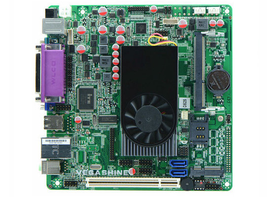5 COM , 8 USB Mini Itx Industrial PC Motherboard Atom D525 Processor support VGA , LVDS supplier
