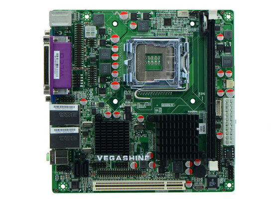 10 COM , 2 LAN , 8 USB2.0 Mini ITX Industrial Motherboard Intel LGA775 G41 CPU supplier