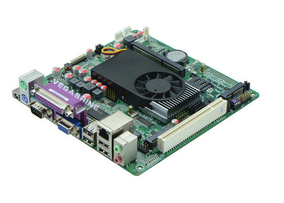 Atom N455 Processor 2 COM Mini Itx Industrial Motherboard  DC Power Supply supplier
