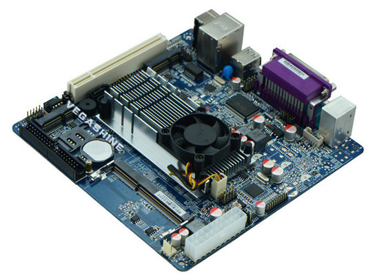 Atom N475 Processor Mini-Itx Motherboard 2 COM , 8 USB2.0 industrial mainboard supplier