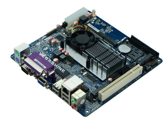 Atom N475 Processor Mini-Itx Motherboard 2 COM , 8 USB2.0 industrial mainboard supplier