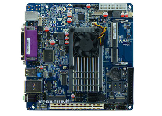Atom N475 Processor Mini-Itx Motherboard 2 COM , 8 USB2.0 industrial mainboard supplier