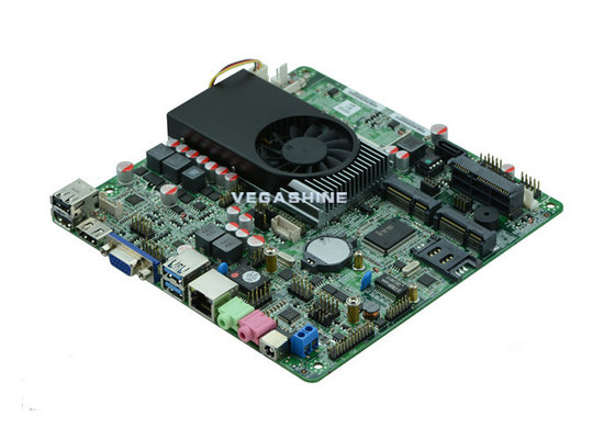 Onboard Intel® Celeron 1037U processor super thin Industrial PC Motherboard DC power supply supplier