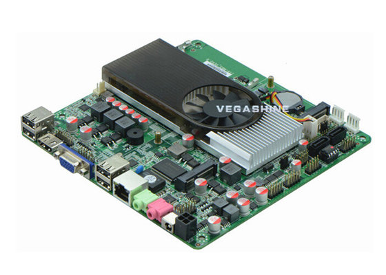 2 serial port Mini ITX Embedded All In One Motherboard AMD N550 Dual-Core CPU supplier