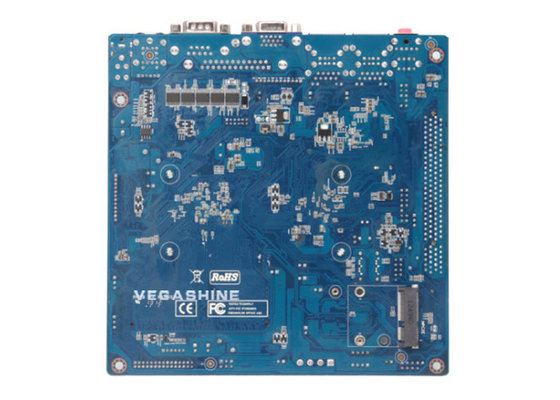 6 COM MINI-ITX Motherboard , Intel Atom™ Dual-core Processor D525 Industrial Mainboard supplier