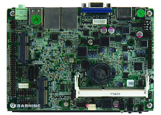 3.5 Inch Fanless 4 COM Embedded Industrial Motherboard Onboard AMD T56N Dual-Core CPU supplier