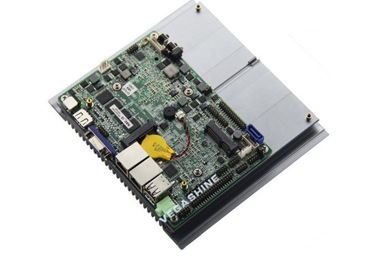 Onboard Intel® i3 CPU 3.5 inch 6 COM Fanless industrial Embedded mainboard support 1080p display supplier