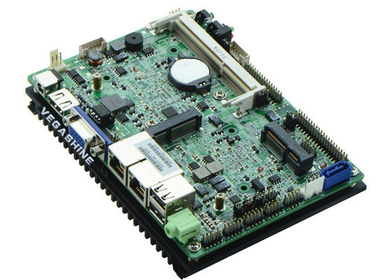 Low Power Industrial PC 3.5" inch 6 COM , 6 USB , 2 LAN fanless Motherboard supplier