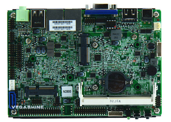 Low Power Industrial PC 3.5" inch 6 COM , 6 USB , 2 LAN fanless Motherboard supplier
