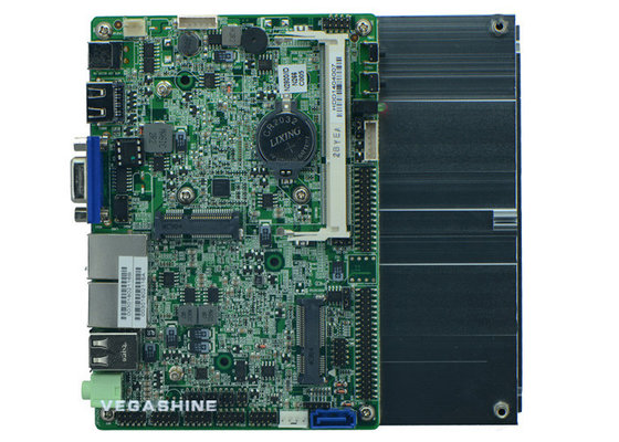 Atom Dual Core N2800 CPU 3.5 inch 6 COM  Embedded Motherboard Support VGA / HDMI / LVDS supplier