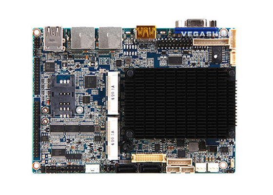 Dual Core N2807 CPU dual LAN Fanless 3.5" Embedded mainboard Support 1080P display supplier