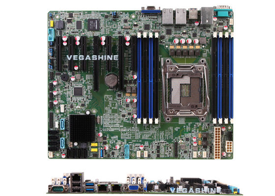 2 Ethernet LAN 10 SATA3.0 NVR mainboard Supports Xeon-E5 V3 CPU motherboard supplier