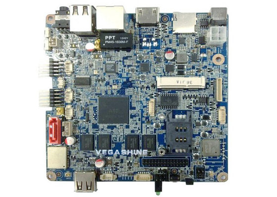 Cortex A8 CPU Nano-itx ARM motherboard Support VGA / HDMI / LVDS DC power supply supplier