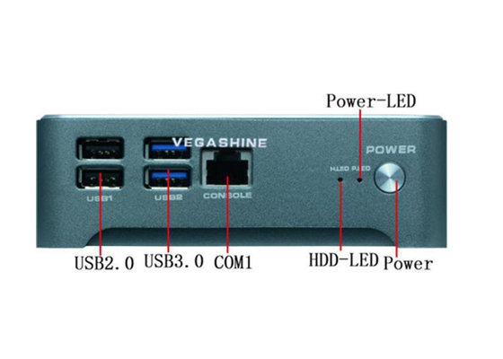 Haswell I3-4005U / 4010U dual lan Firewall Security Appliance mini box computer supplier