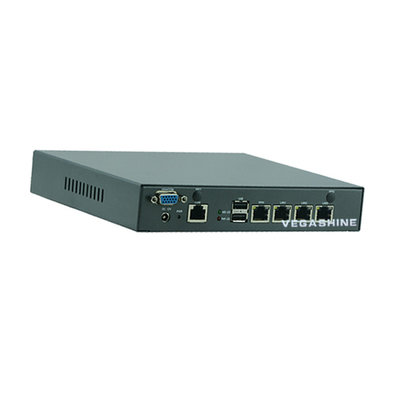 Networking security Firewall / Router with 4 gigabit LAN Atom D525 Desktop Mini chassis supplier