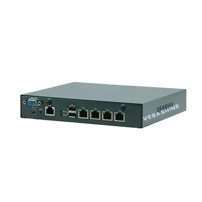 Networking security Firewall / Router with 4 gigabit LAN Atom D525 Desktop Mini chassis supplier