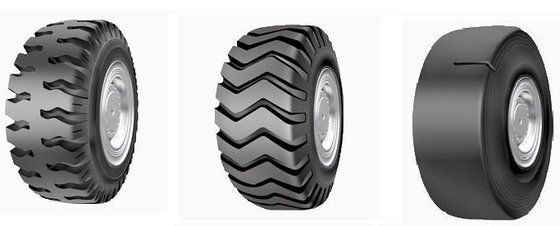 23.5-25 24 bandas OTR de nylon cansan el modelo E3/L3, de los neumáticos del tractor agrícola del camino